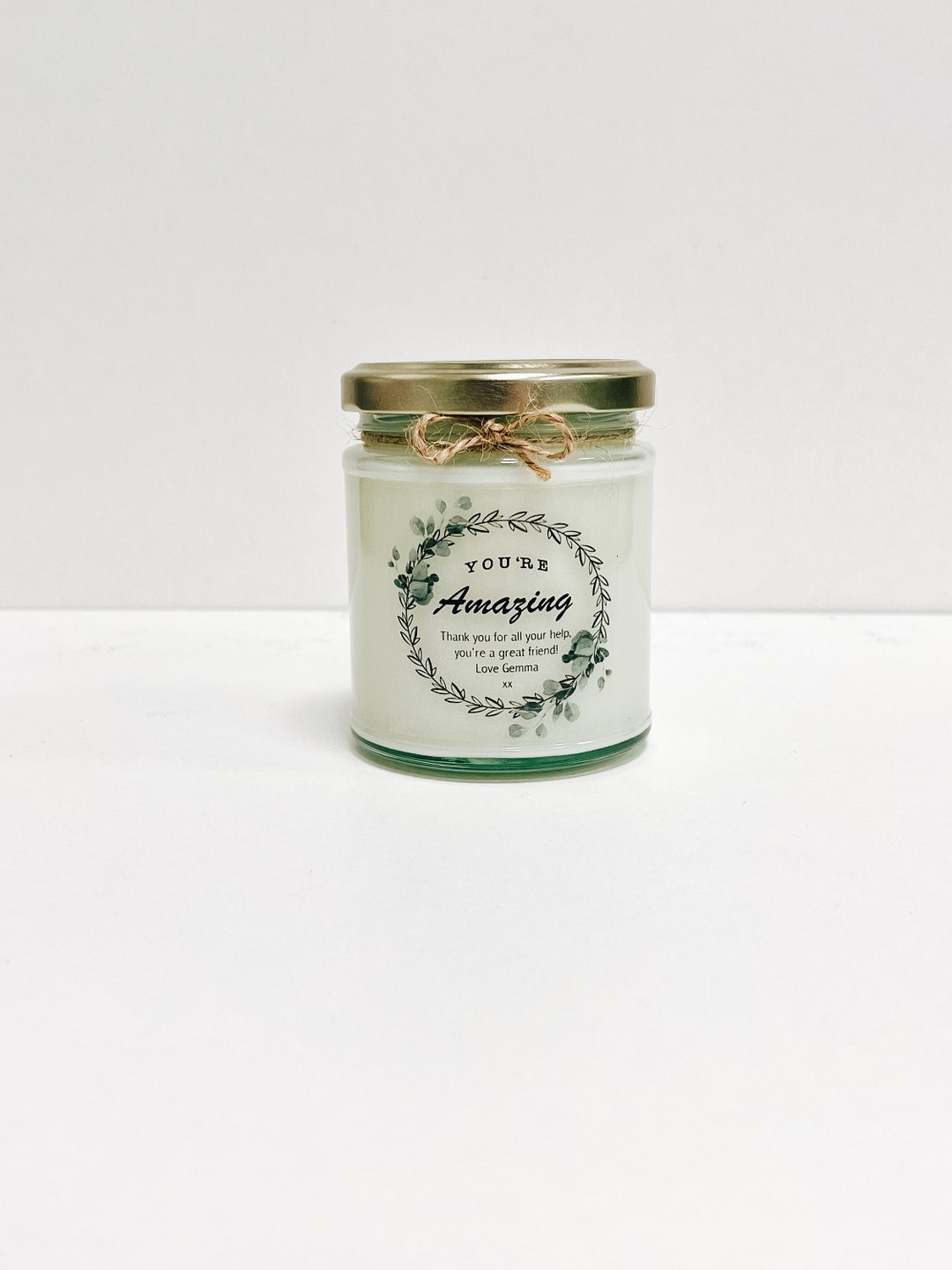 Well Done Gift Well Done Candle Well Done Personalised Candle Candle ...