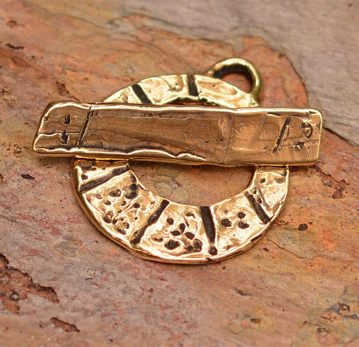 Bronze Round Toggle Set LD-57-A/B - Etsy