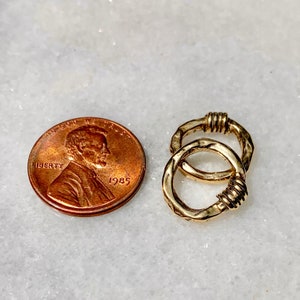 Chunky Wrap Links in Bronze, (set of TWO), LD-12 - Etsy