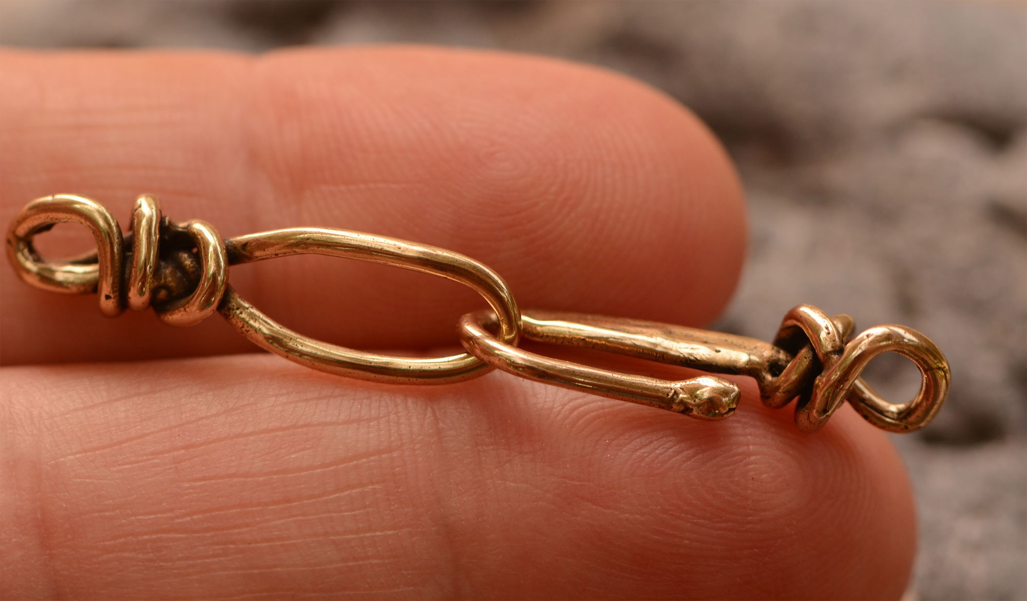 Bronze Hook and Eye Clasp Set LD-752 - Etsy