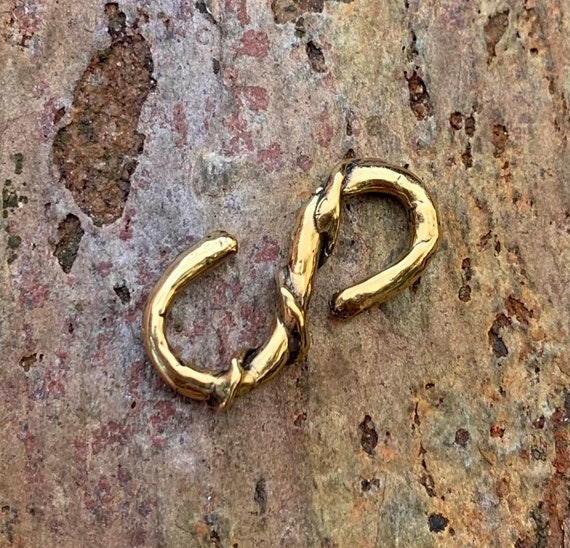 Bronze S Hook Artisan Hook LD-432 - Etsy