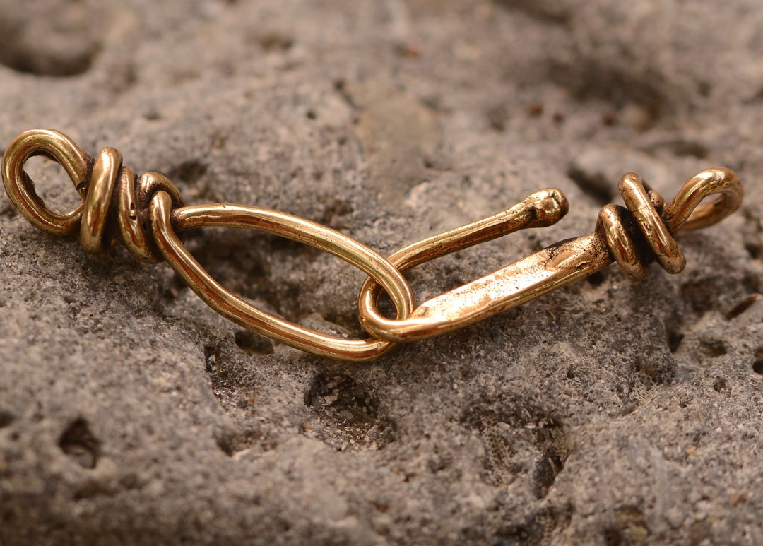 Bronze Hook and Eye Clasp Set LD-752 - Etsy