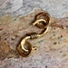 Bronze S Hook, Artisan Hook, (option Available to Add Jump Rings) LD ...