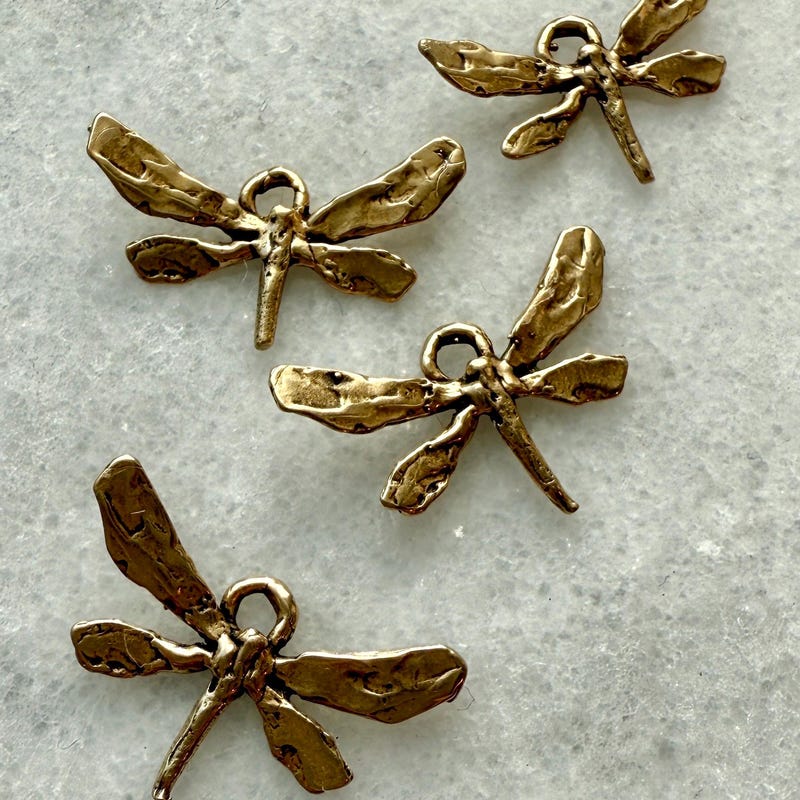 Dragonfly Charms - Etsy