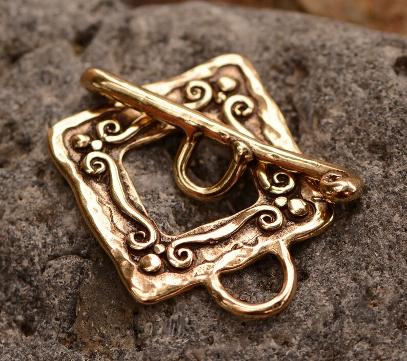 Bronze Square Toggle Set LD-130A/B - Etsy