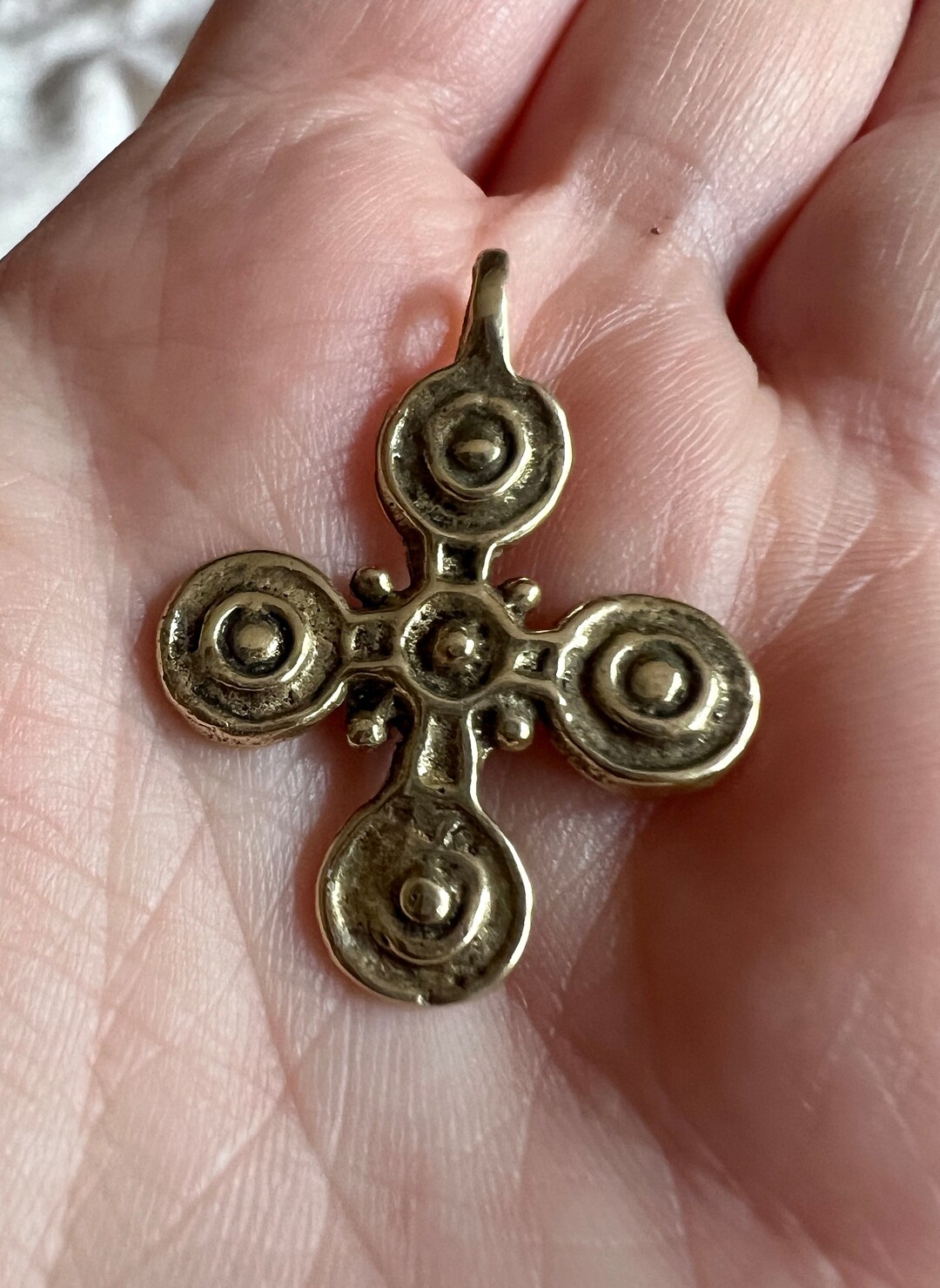 Stigmata Cross in Gold Bronze #127 - Etsy