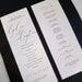 Classy Minimalist Wedding Program 1 Editable and Printable/4" X 11"/2 ...