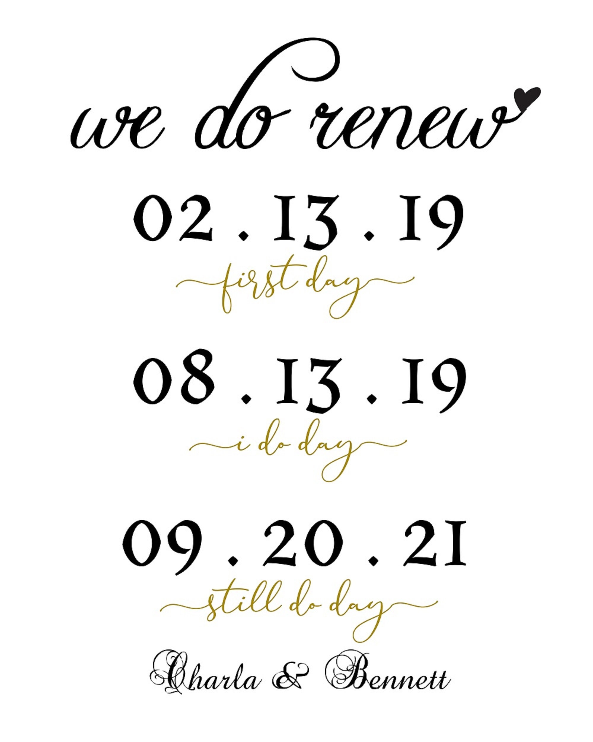 Editable Printable We Do Renew Sign 16 X 20/frame - Etsy