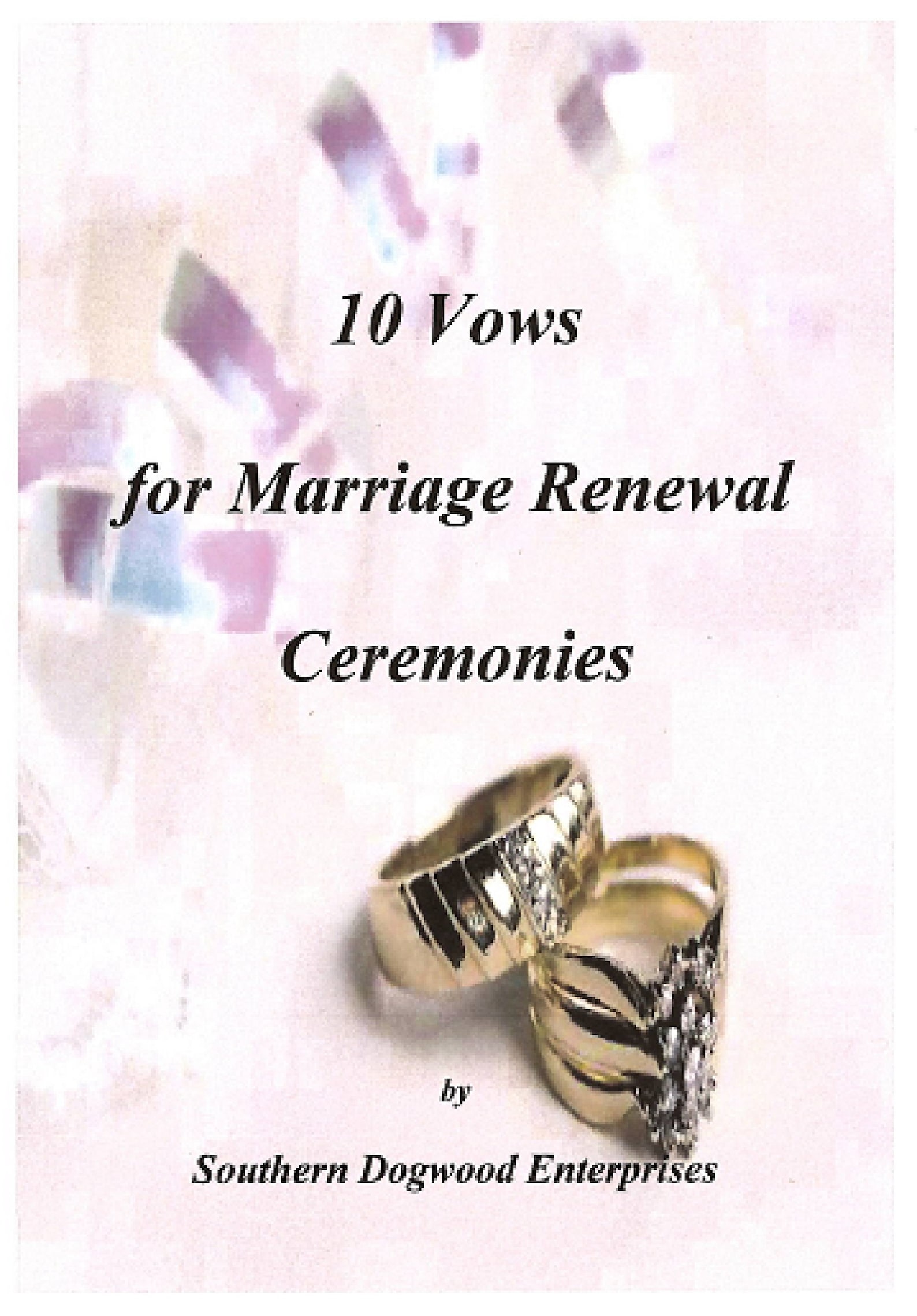 10 Vows for Marriage Renewal Ceremonies (ebook) - Etsy