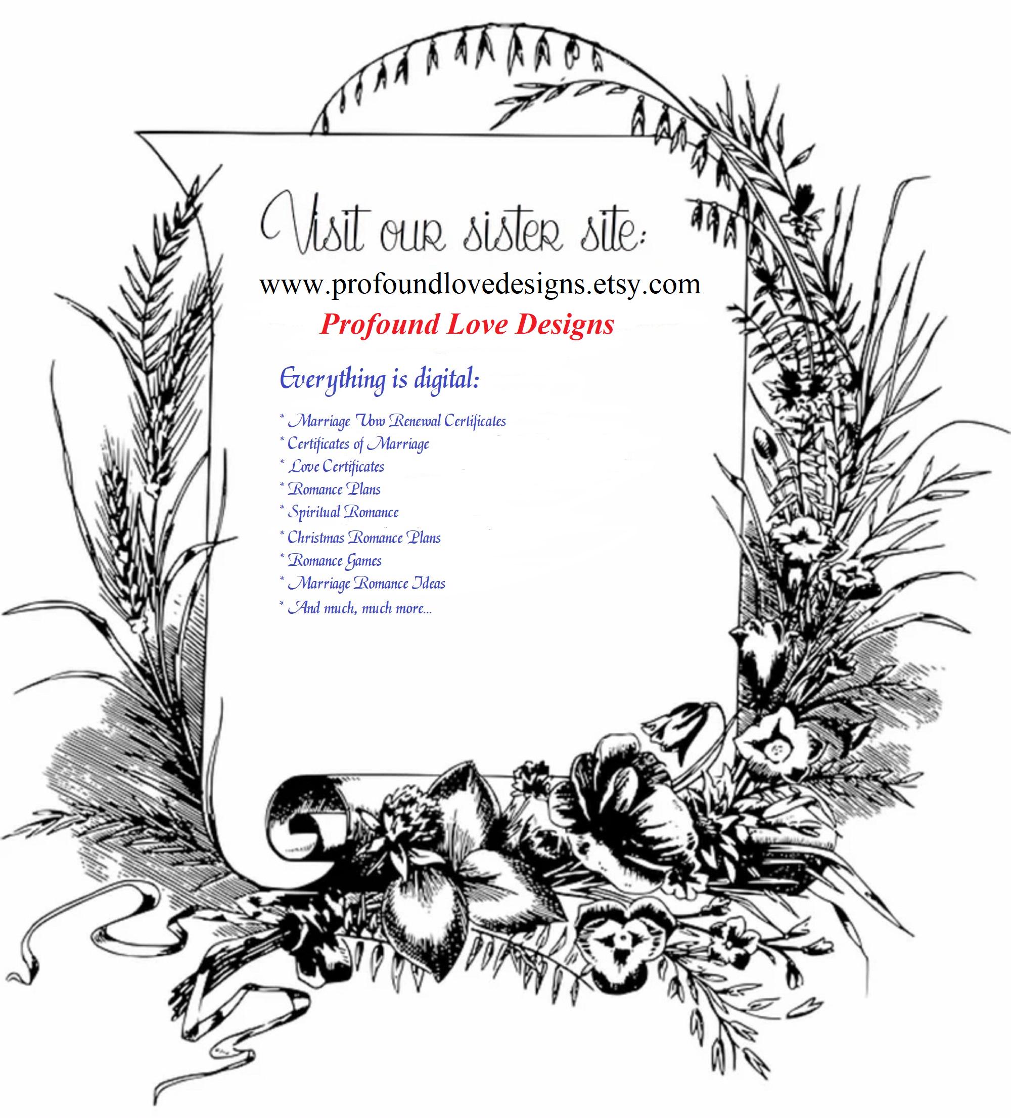 Editable Printable Love Enduring Two-sided Wedding or Renewal Ceremony ...
