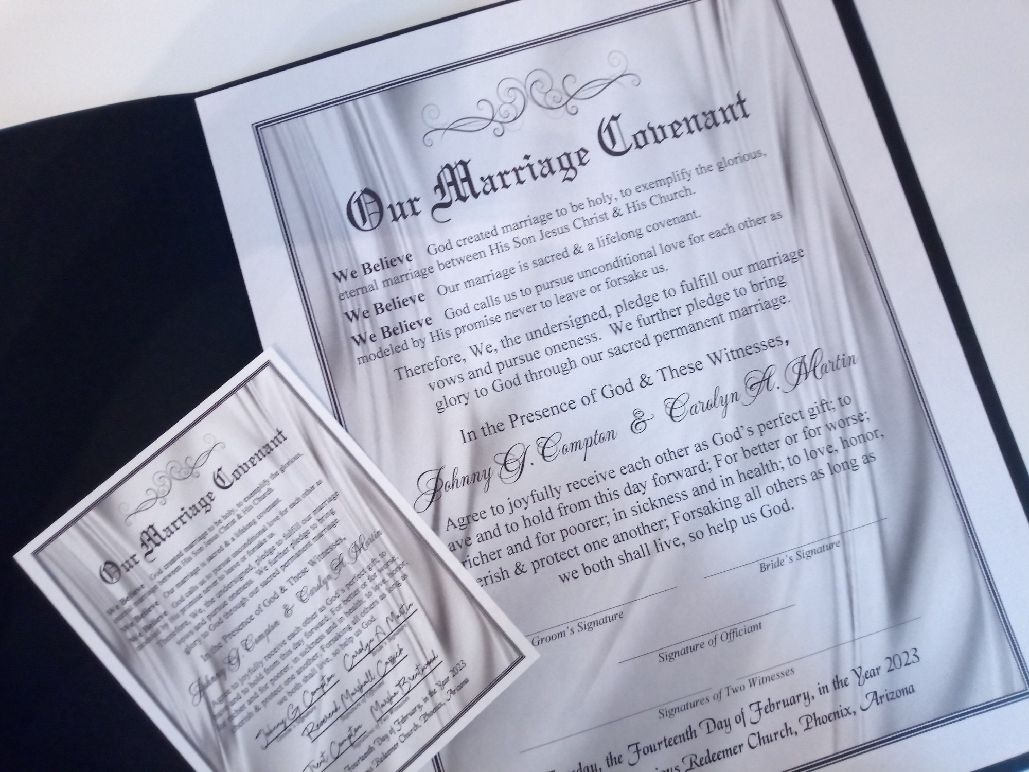 Marriage Covenant With God