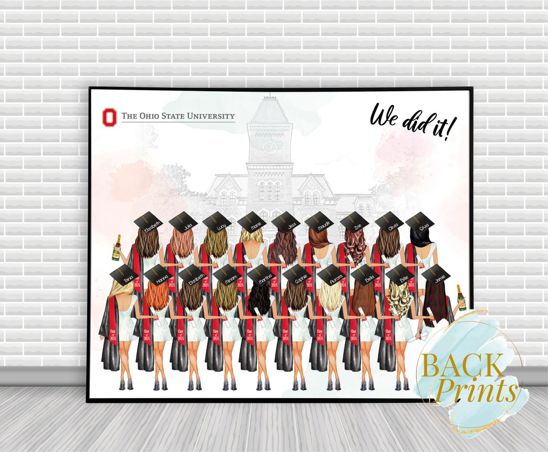 11-20 Graduates Gift, Graduation 2025, Personalized Graduation Print ...