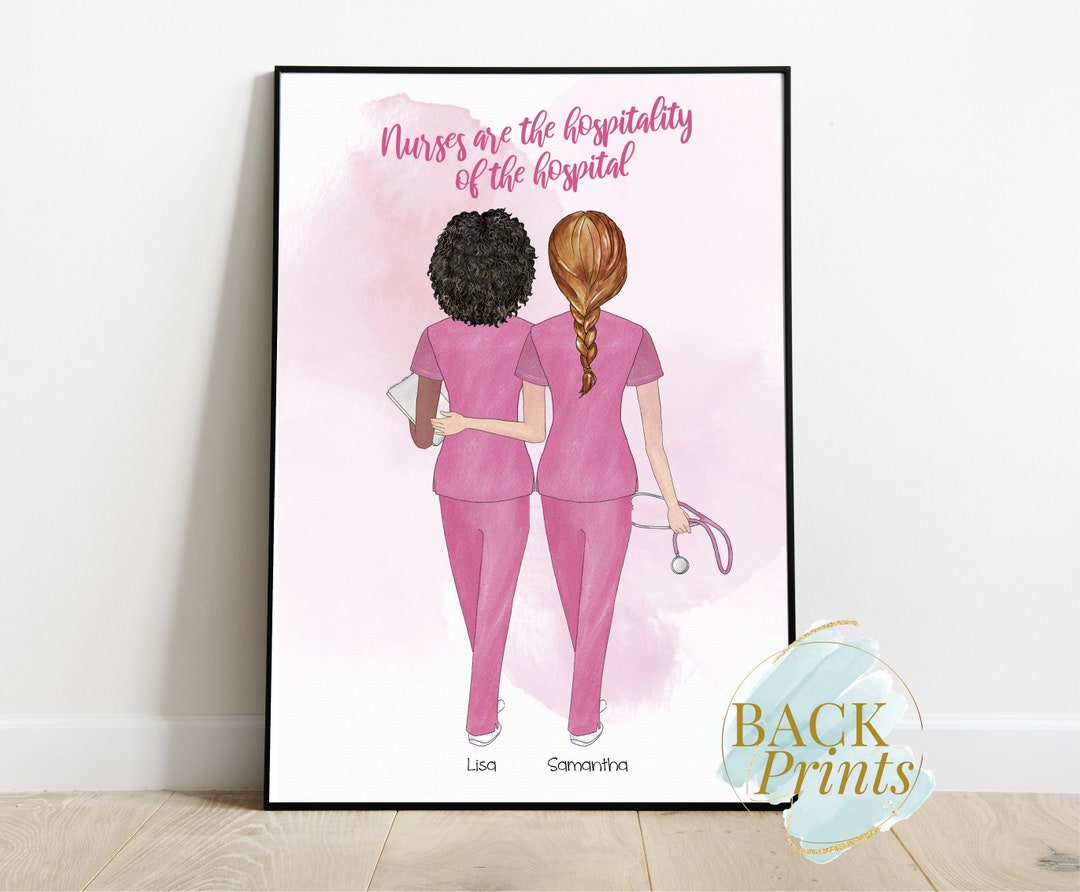 Nurse Print, Best Friend Gift, Vet Gift, Personalised Gift, Doctor ...