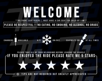 Printable Uber Sign - Etsy