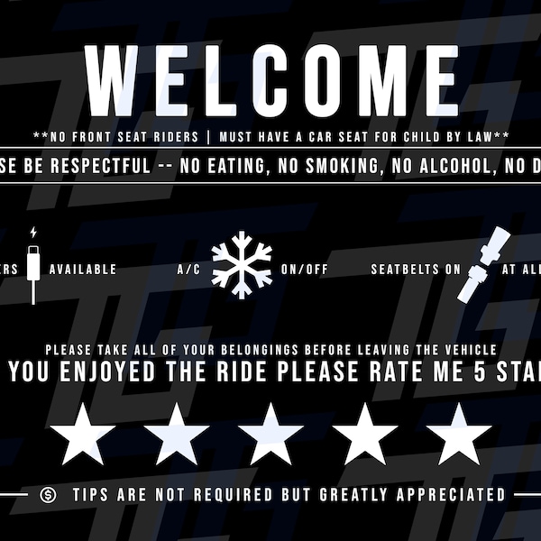 Printable Uber Sign - Etsy