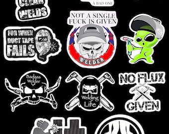 Welder Woman Stickers - Etsy