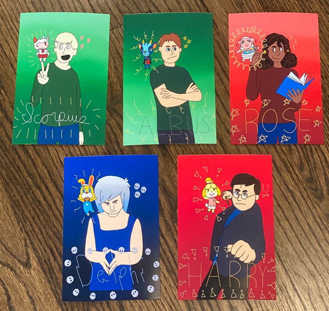 Cursed Child and Animal Crossing Characters - Etsy