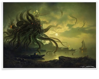 Medium Shoggoth Lovecraft Art Print - Etsy