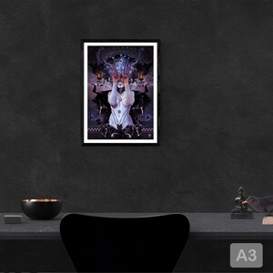 Art Print Oni Ni Tenome - Japanese Demon, Printed With Archival-ink ...