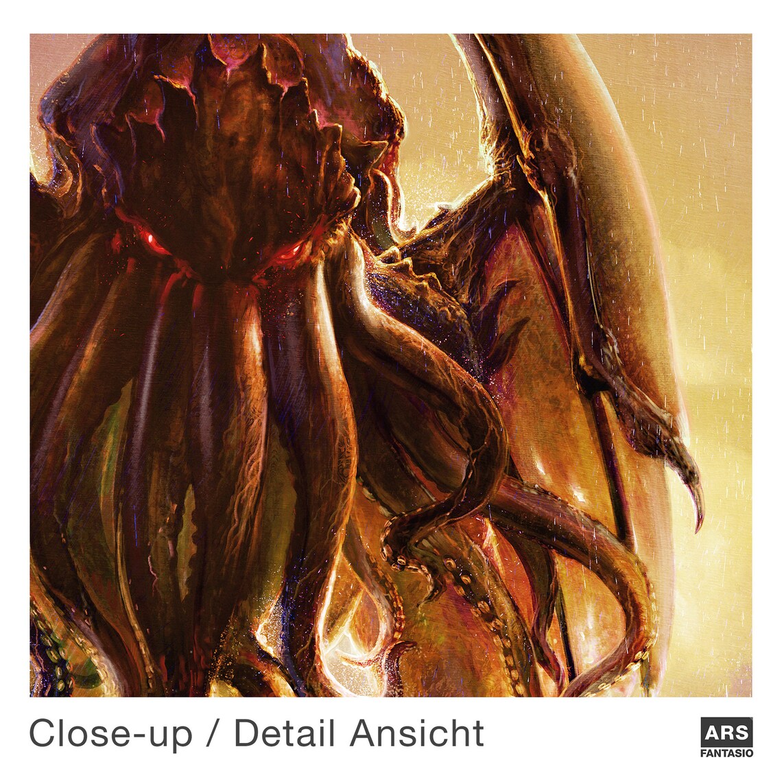Art Print Cthulhu and the Ninth Wave - Seascape Poster, Printed With ...