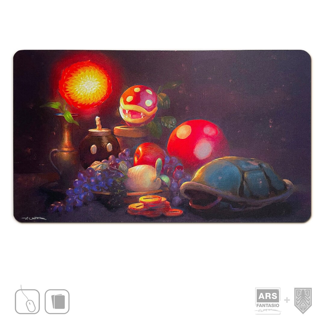 Playmat Supermario Still Life - One Player TCG Mat or Xl-mousepad, Made ...