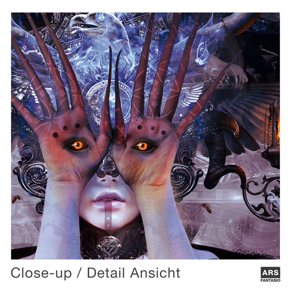 Art Print Oni Ni Tenome Japanese Demon Printed With - Etsy