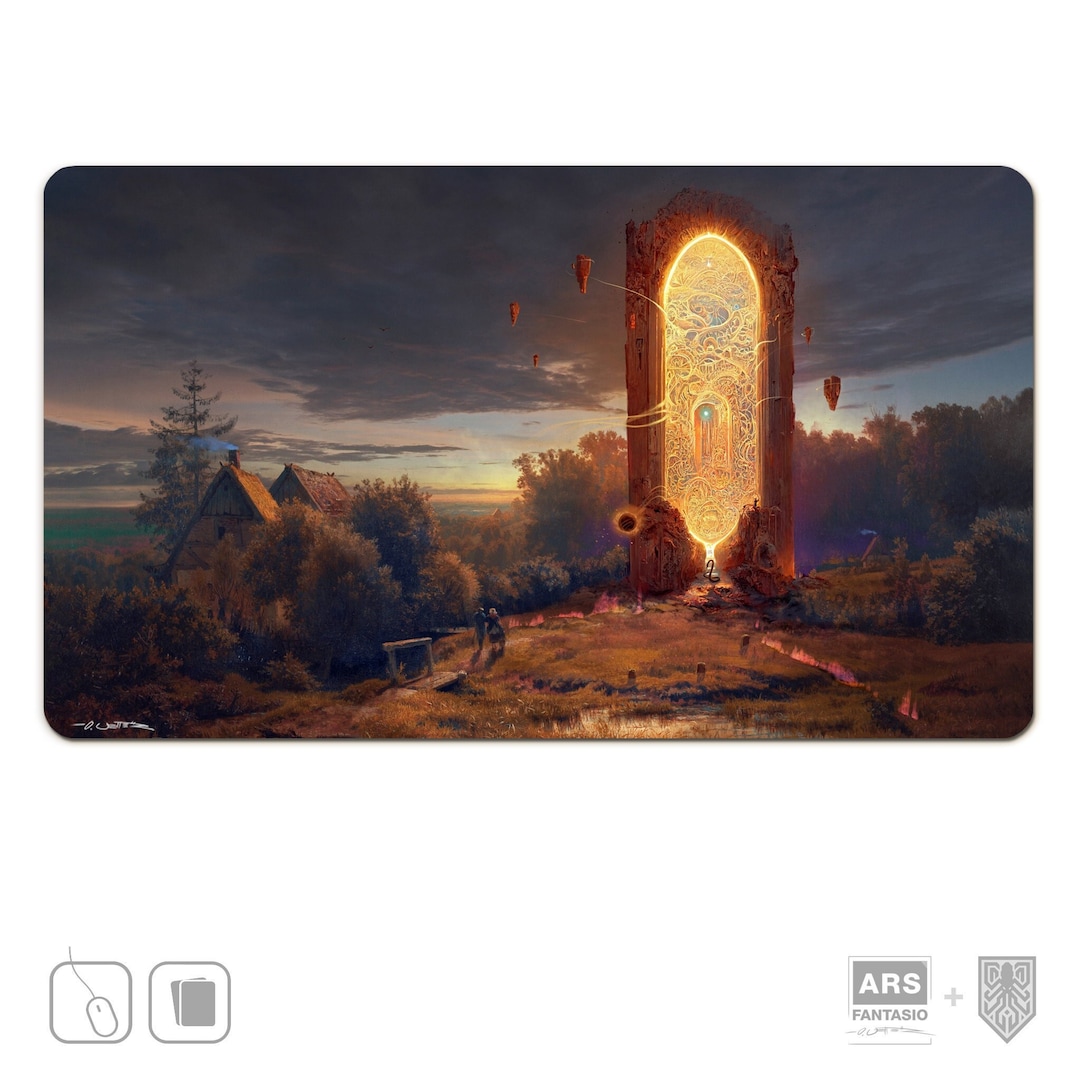 Portal Doorway of the Snake - Gaming Mat With Cosmic Horror Inspired ...