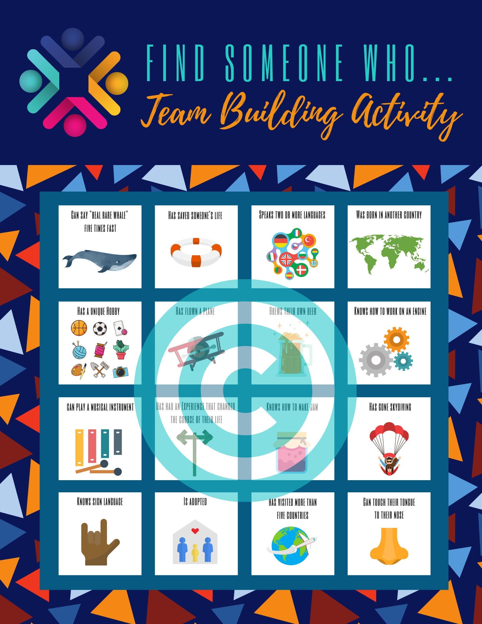 Team Building Activity (printable) - Etsy