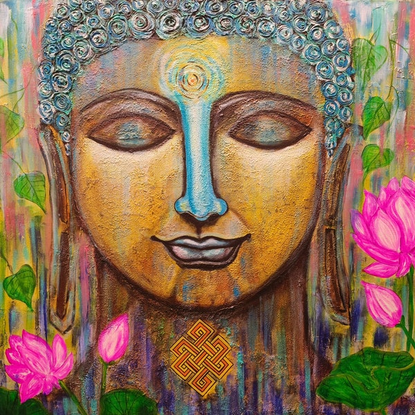 Buddha Painting - Etsy
