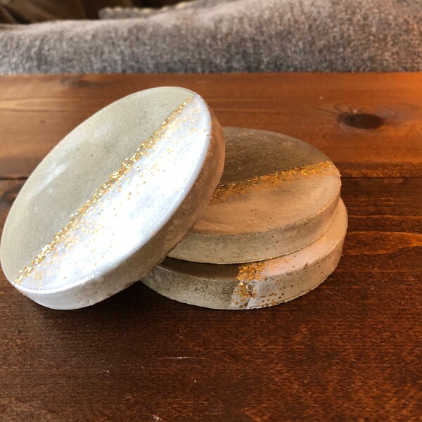 Cement Coasters - Etsy