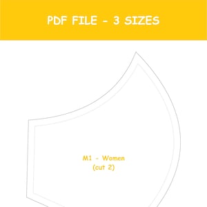 Face Mask Pattern 4 Sizes download - Etsy