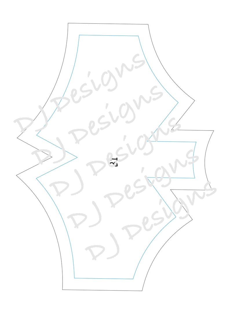 Face Mask Pattern Template Face Mask Sewing Pattern Digital Download 5 ...