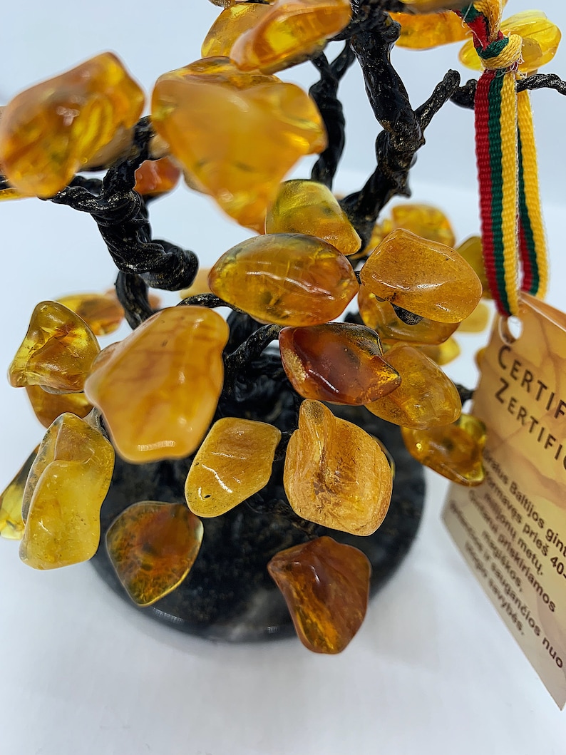 Amazing Natural Baltic Amber Tree. Luxury Present or Decoration for ...
