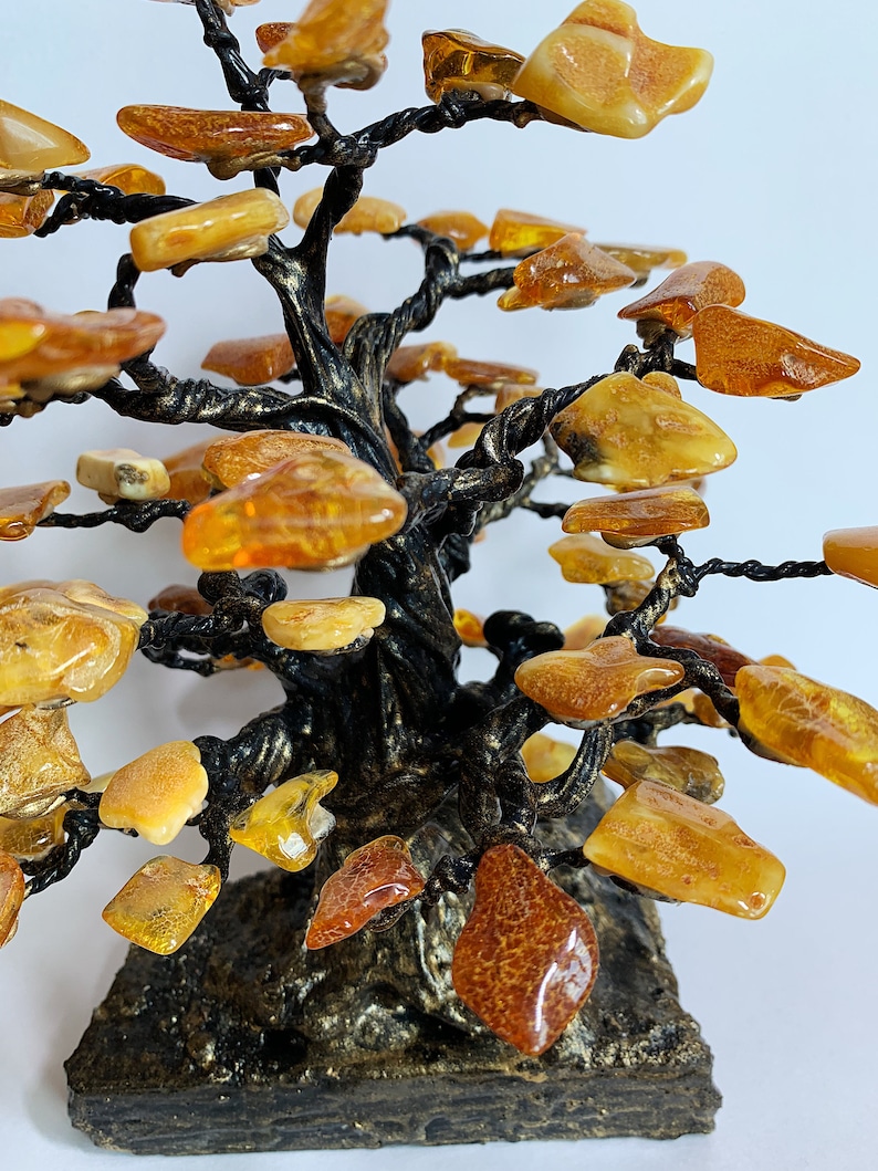 Authentic Natural Baltic Amber Tree (~20cm). Luxury Present or ...