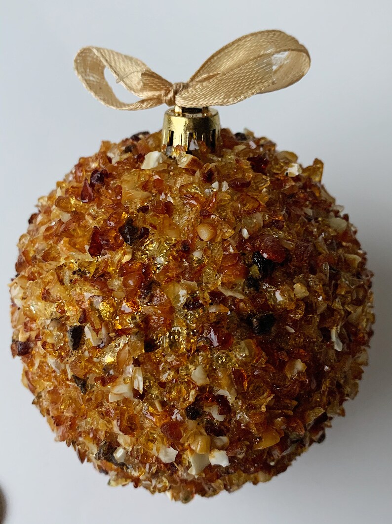 Christmas Tree Decoration With the Natural Baltic Amber | Amber ...