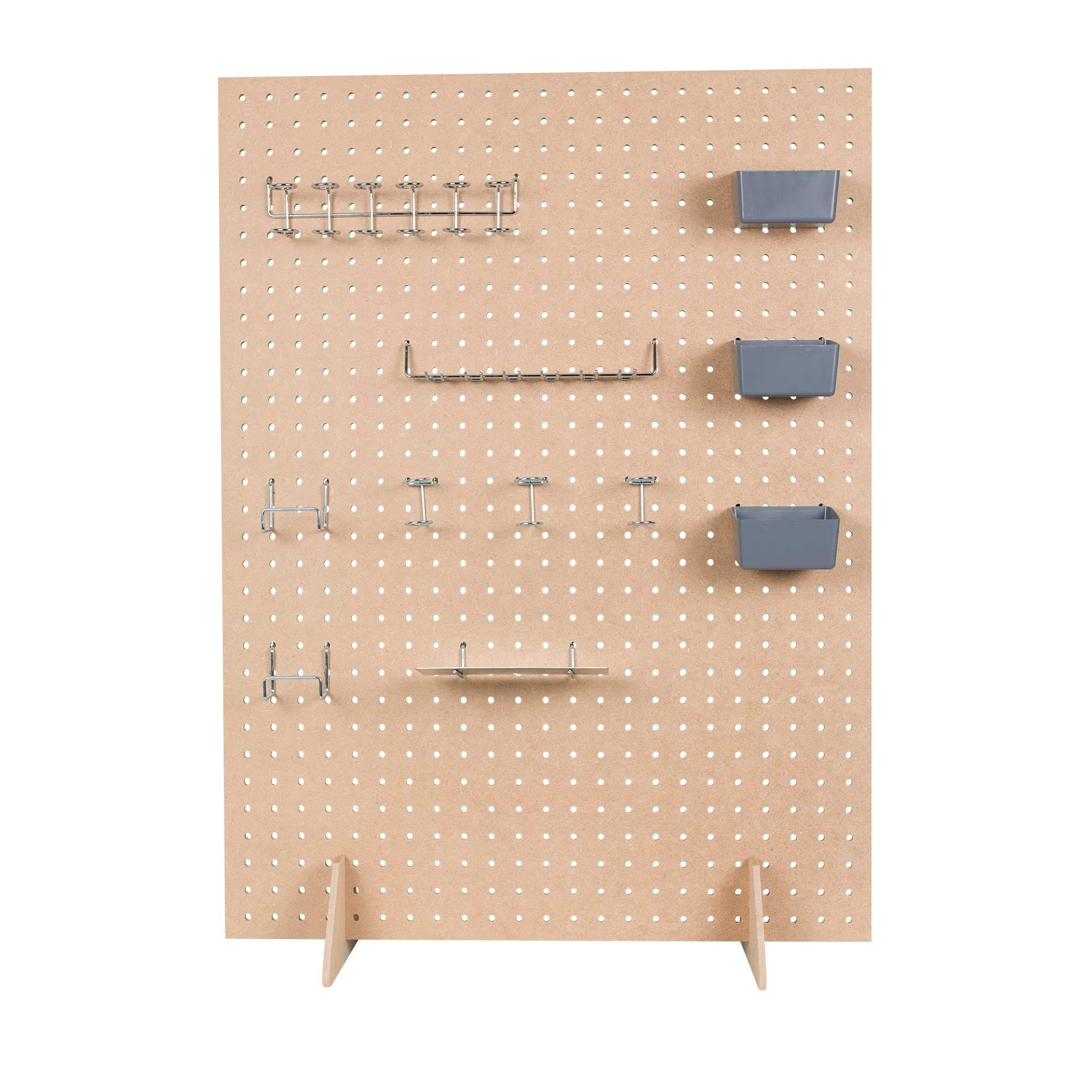 Freestanding Table Top Pegboard 800 X 600 Mm With 25 Mm - Etsy UK