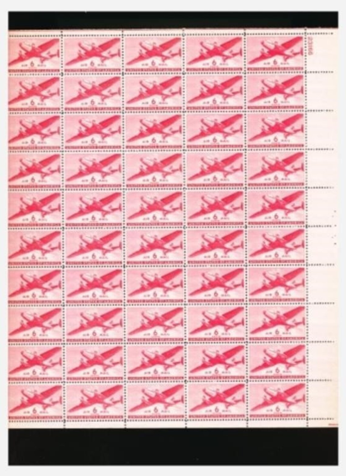 U.S. Air Mail Stamp Sheets C25-C31: Complete Mint Set - Etsy