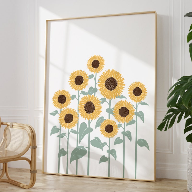 Sunflower Poster - Etsy