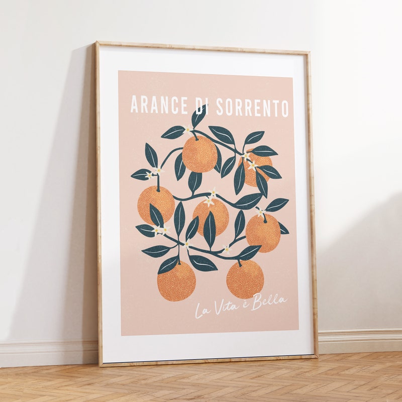 Orange Poster - Etsy