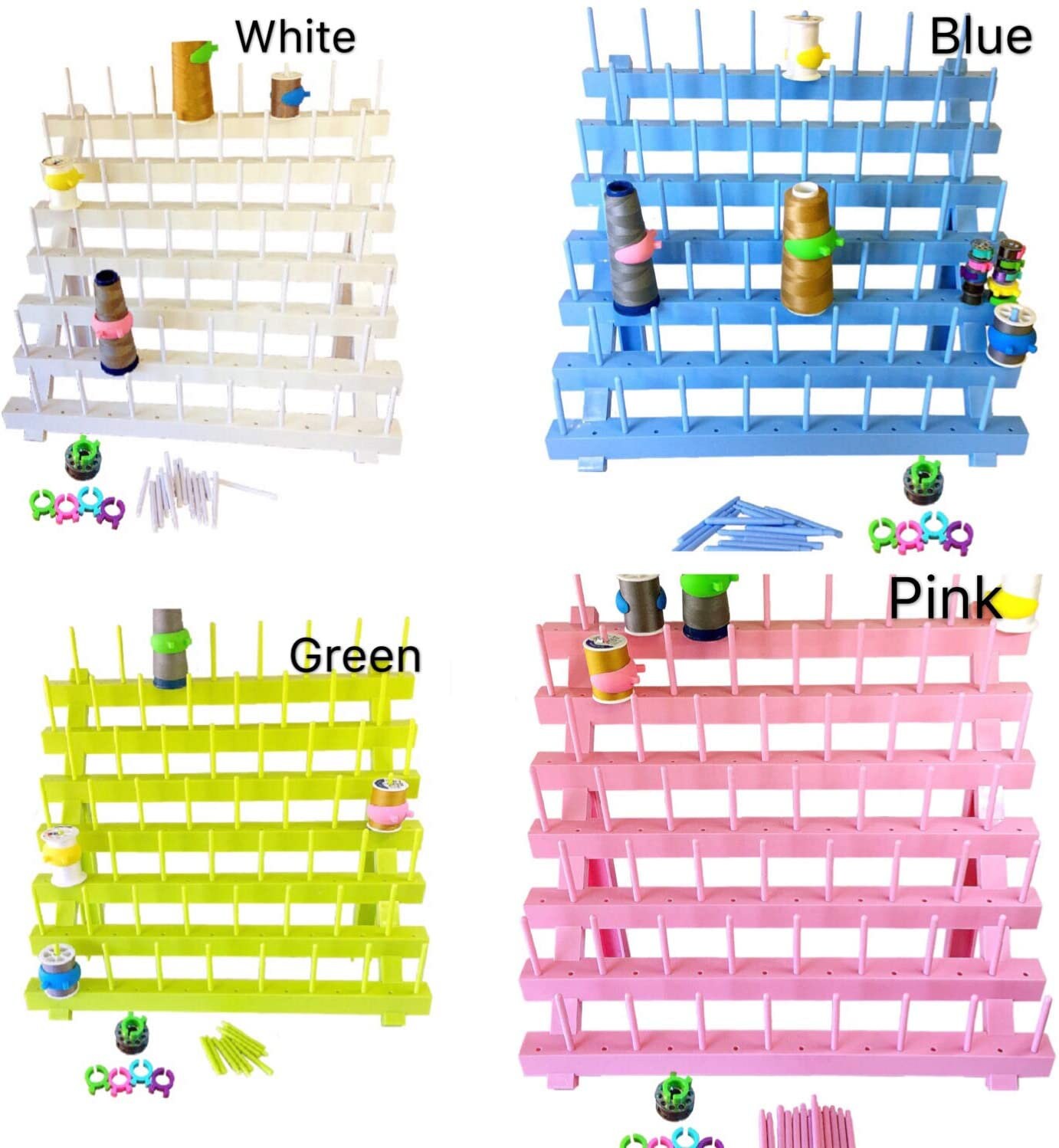 Peavytailor 70 Spool Thread Holder Thread Rack Spool Stand for Sewing ...