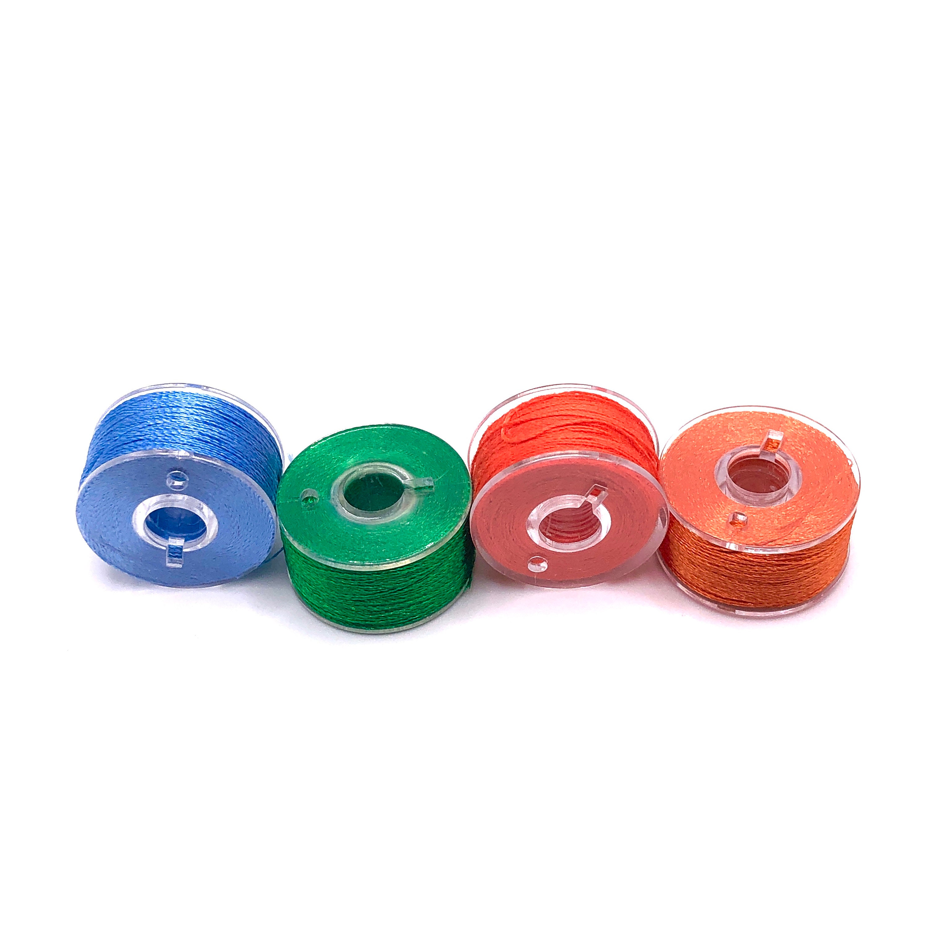 Peavytailor 24 Pcs/colors Prewound Sewing Bobbins Thread Polyester ...