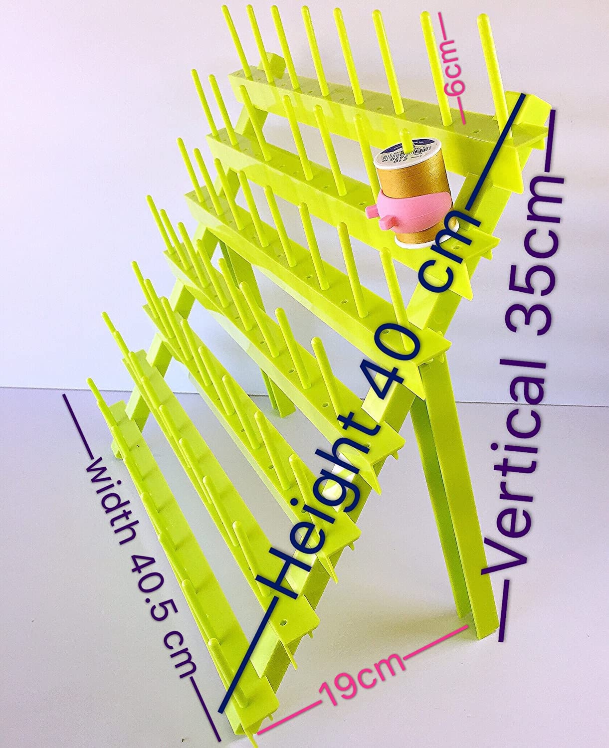 Peavytailor 70 Spool Thread Holder Thread Rack Spool Stand for Sewing ...