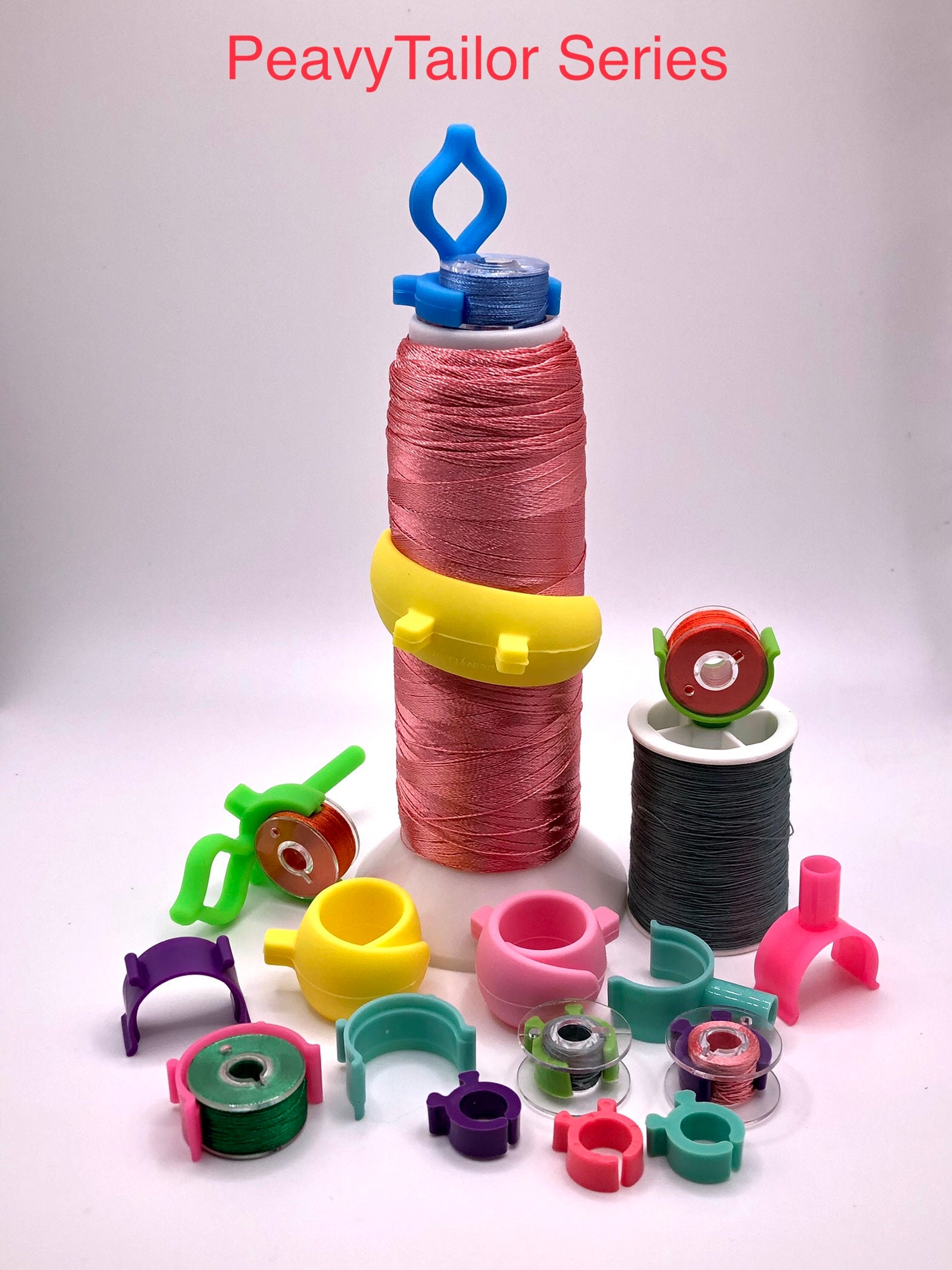 Peavytailor 24 Pcs 21 Bobbin Holders Bobbin Clips Bobbin Clamps Spool ...