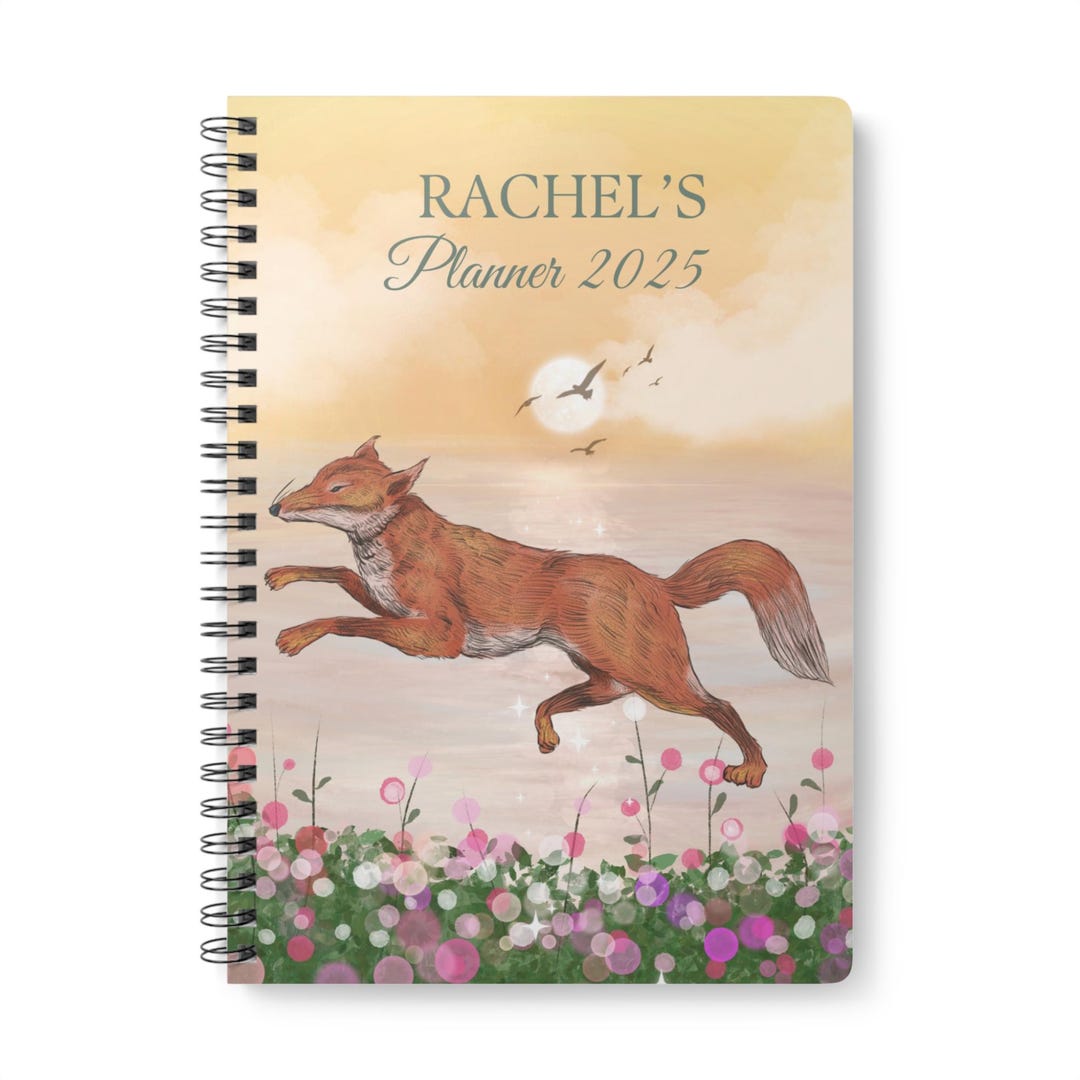 Fox Planner, 2025, Planner, Planner 2025, Diary 2025, Yearly Planner ...