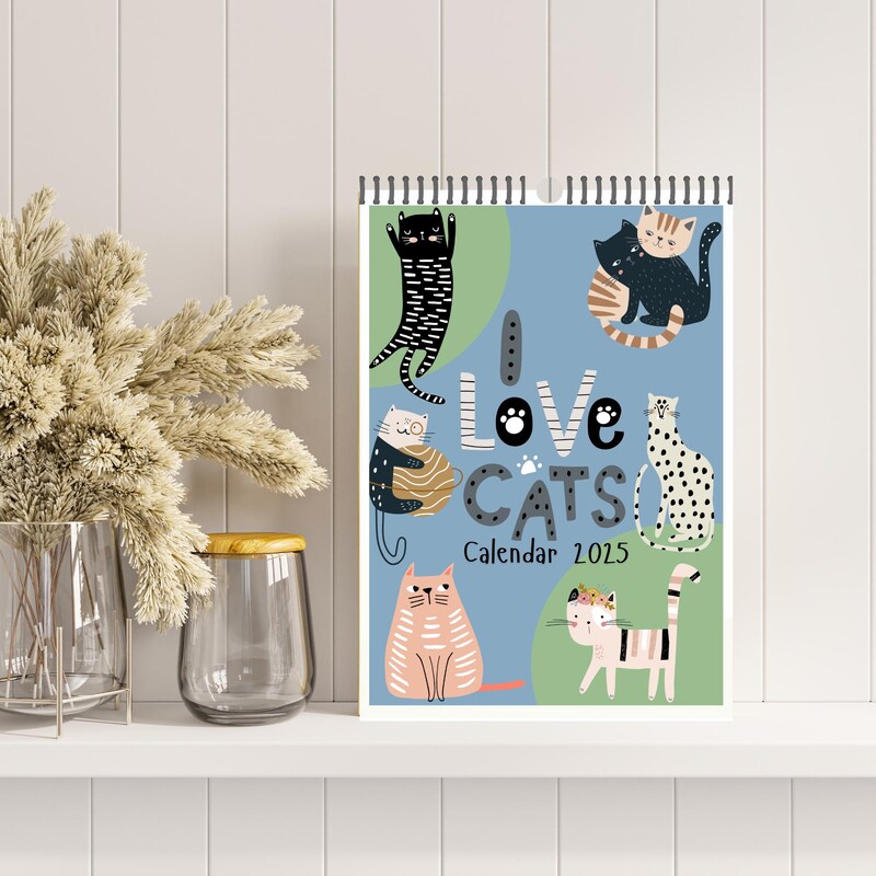 Cat Calendar - Etsy