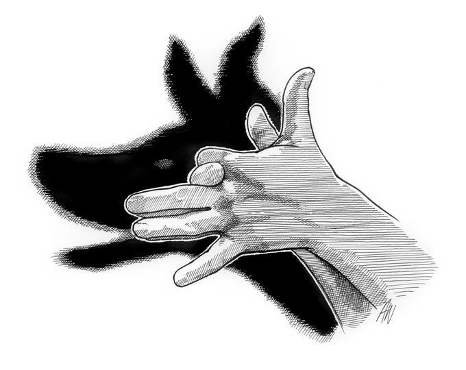 Hand Shadows - Ombromanie Illustrations - Shadowgraphy - Shadow Puppet ...