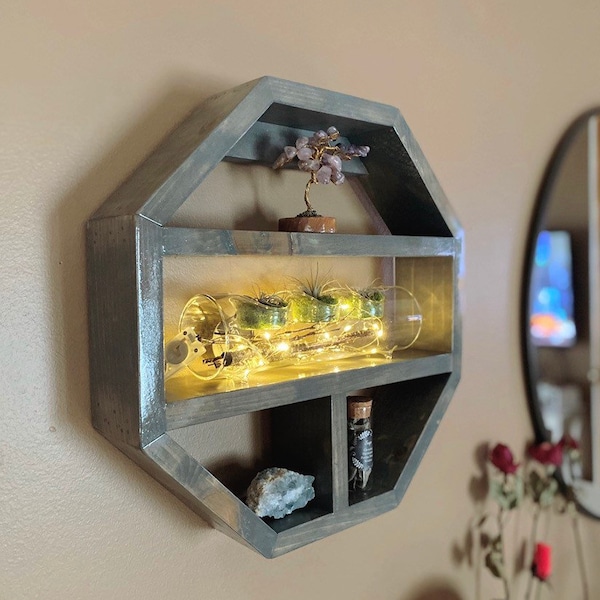 Octagon Wall Shelf - Etsy