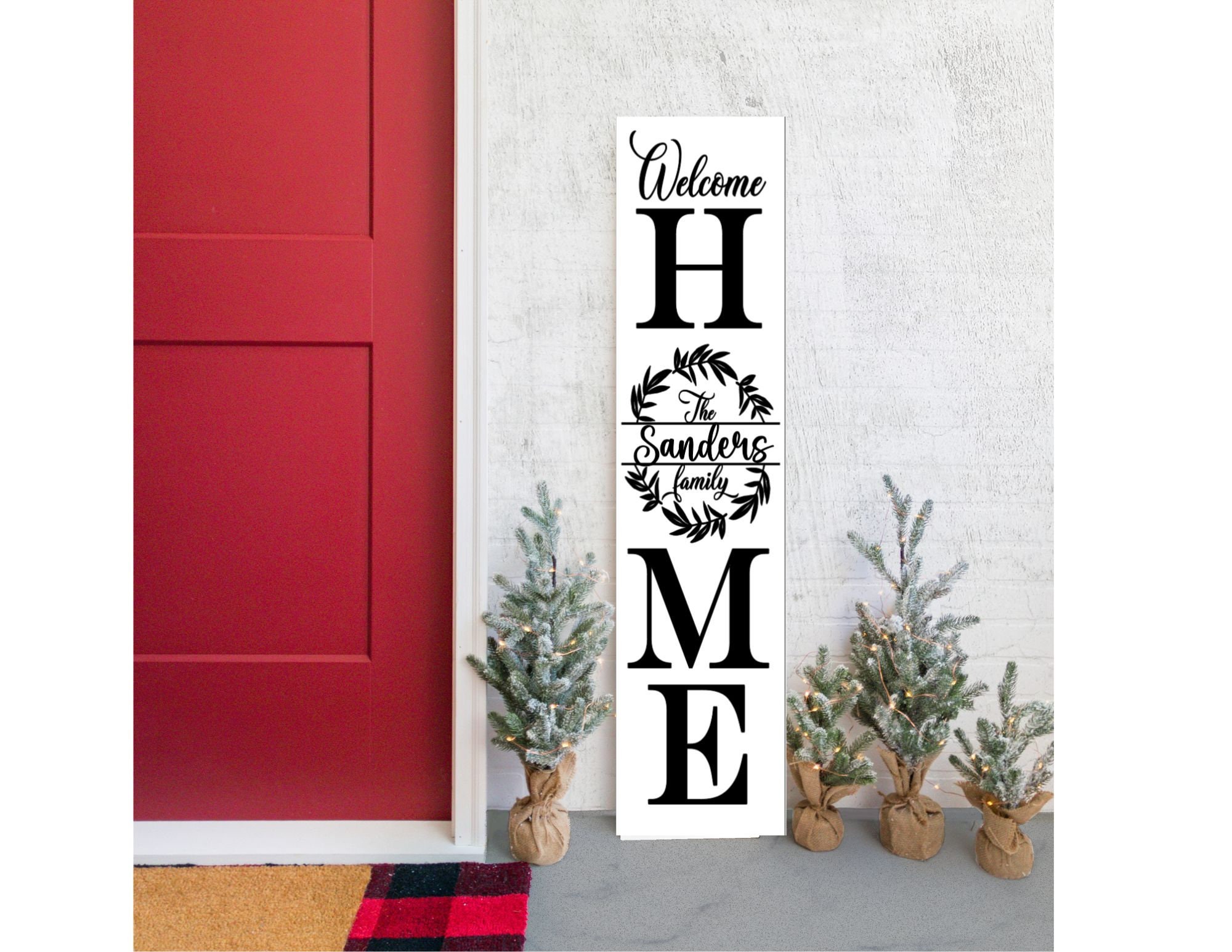 Welcome Porch Sign | Family Name Porch Sign | Housewarming Gift ...
