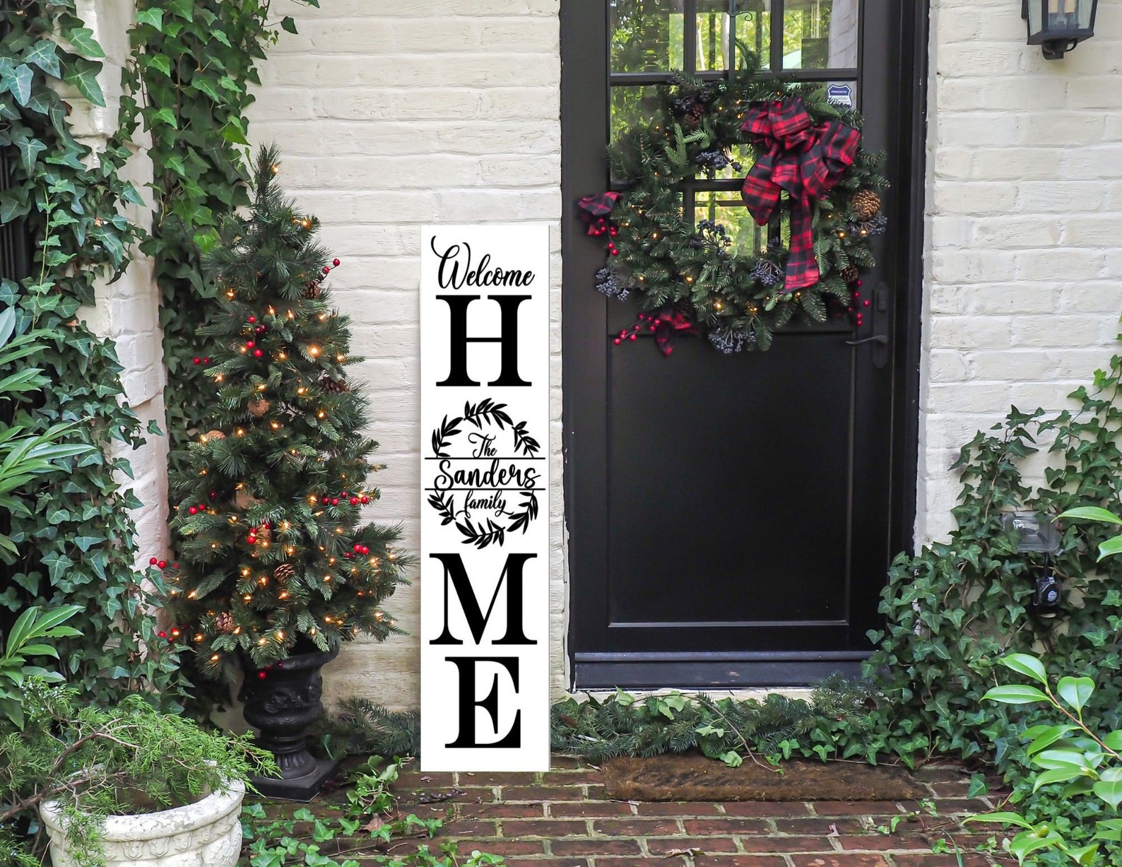 Welcome Porch Sign | Family Name Porch Sign | Housewarming Gift ...