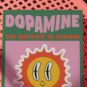 Dopamine Decor: Abstract Art Print, Colorful Sun Poster - Etsy